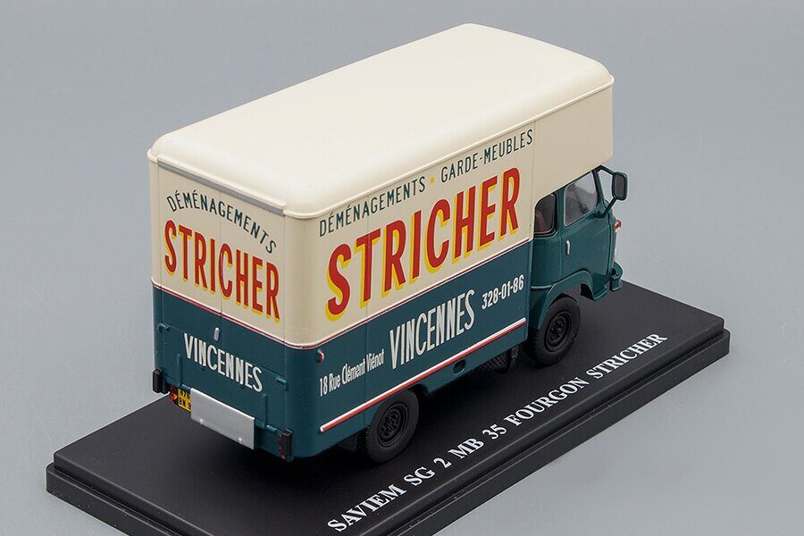 Масштабная модель Saviem SG2 MB35 Van Stricher, масштаб 1:43, Hachette ...